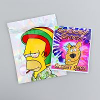 Quality Zhihe 3.5g Holographic Candy Jelly Packaging Small Resealable Mylar Zipper Bag for sale