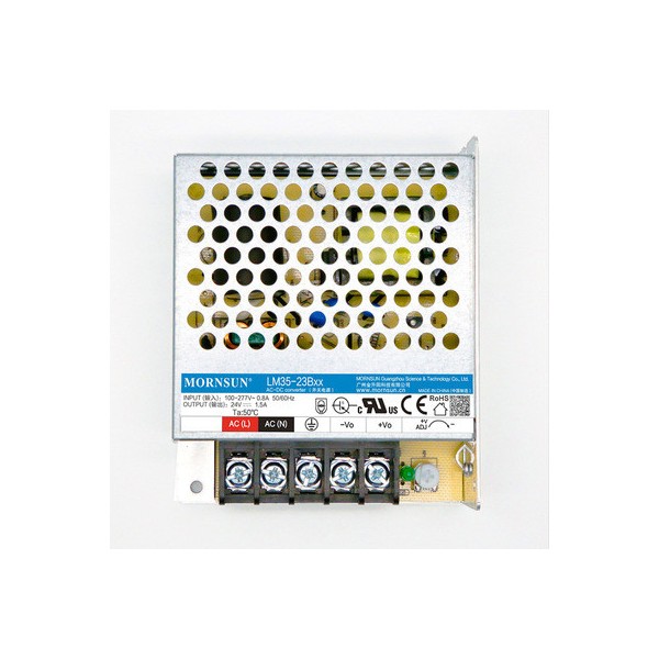 Quality 35W Single Output Switching Power Supply 24V, Industrial Backup Power Supply UL62368 for sale
