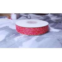 Quality Customized Print Satin Grosgrain Ribbon with Logo For Wrapping Decoration for sale