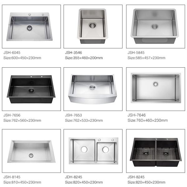 Quality Undermount Quartz Composite Sink Stainless Steel Kitchen Sink Without Faucet for sale