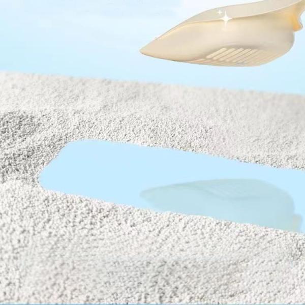 Quality Bulk Cassava Litter Low Dust White Fast Clumping Cat Litter 100% Plant for sale