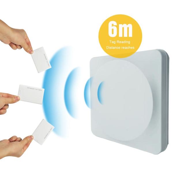 Quality 860mhz-960mhzr Long Range RFID Reader Free SDK Waterproof 8m Distance UHF Card for sale
