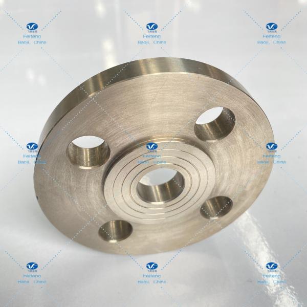 Quality ASTM B348 Gr2 DN15 Slip On Titanium Flanges Threaded Socket Welding Flange for sale