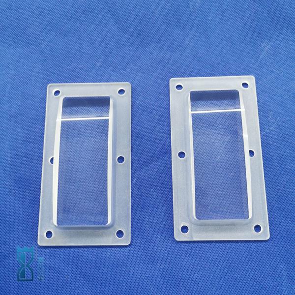 Quality Custom High Purity Fused Silica High Resistant Quartz Glass Disc for sale
