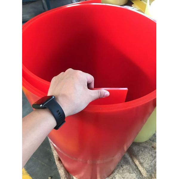 Quality Customized Thickness Red Yellow Polyurethane Sheet Roll For Gaskets And Bearings for sale