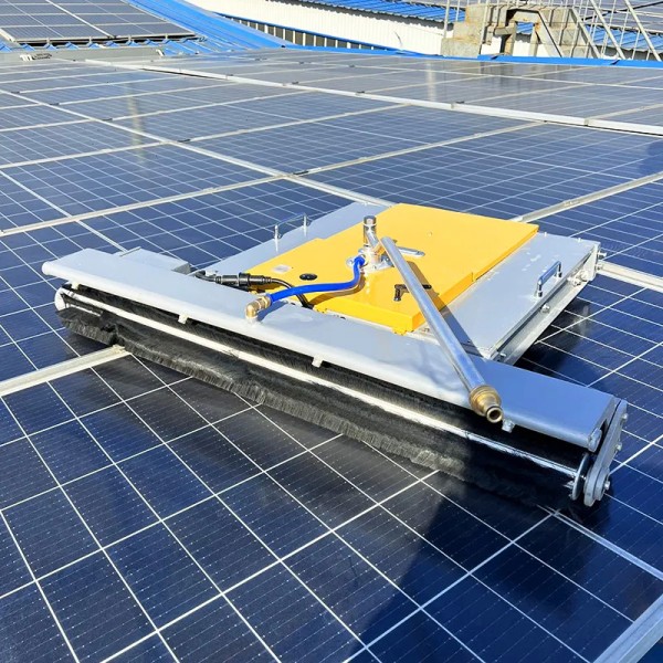 Quality Crawler Automatic Solar Plate Washing Machine Wireless Remote Control for sale