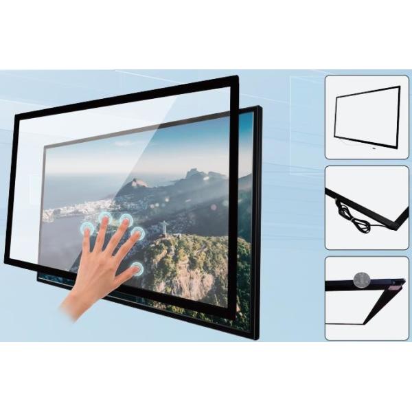 Quality 19" To 200" Infrared Overlay Multi Touch Screen Panel Conversion Frame for TV for sale