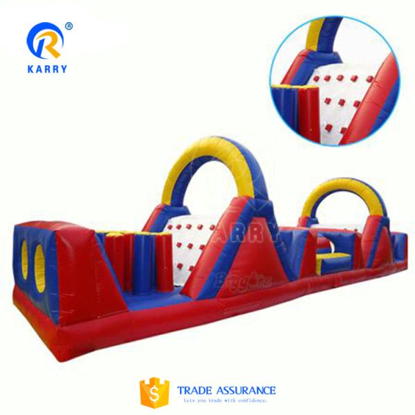 Quality Karry-ZA Hire Wipeout Obstacle Inflatable Kids Obstacle Course for sale