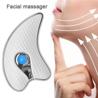 Quality Rechargeable Heated Electric Gua Sha Massager Vibrating Lifting for sale