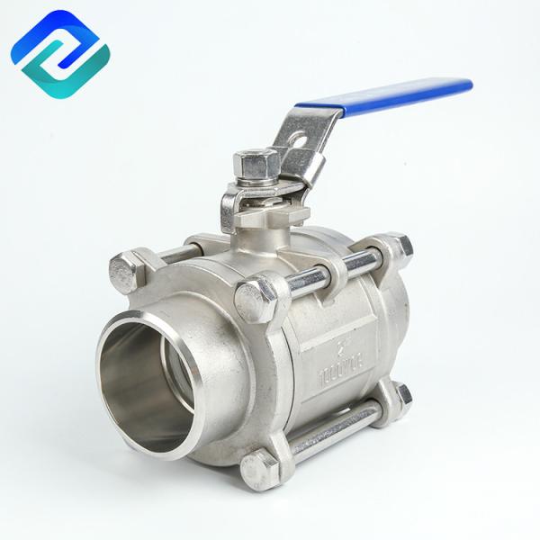 Quality Wax Casting CF8M 3PC Ball Valve Female Thread Tapered BSPT for sale