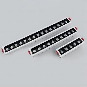 Quality 10w Indoor Linear Cob Light , AC12V 3000K Recessed Double Spotlight for sale