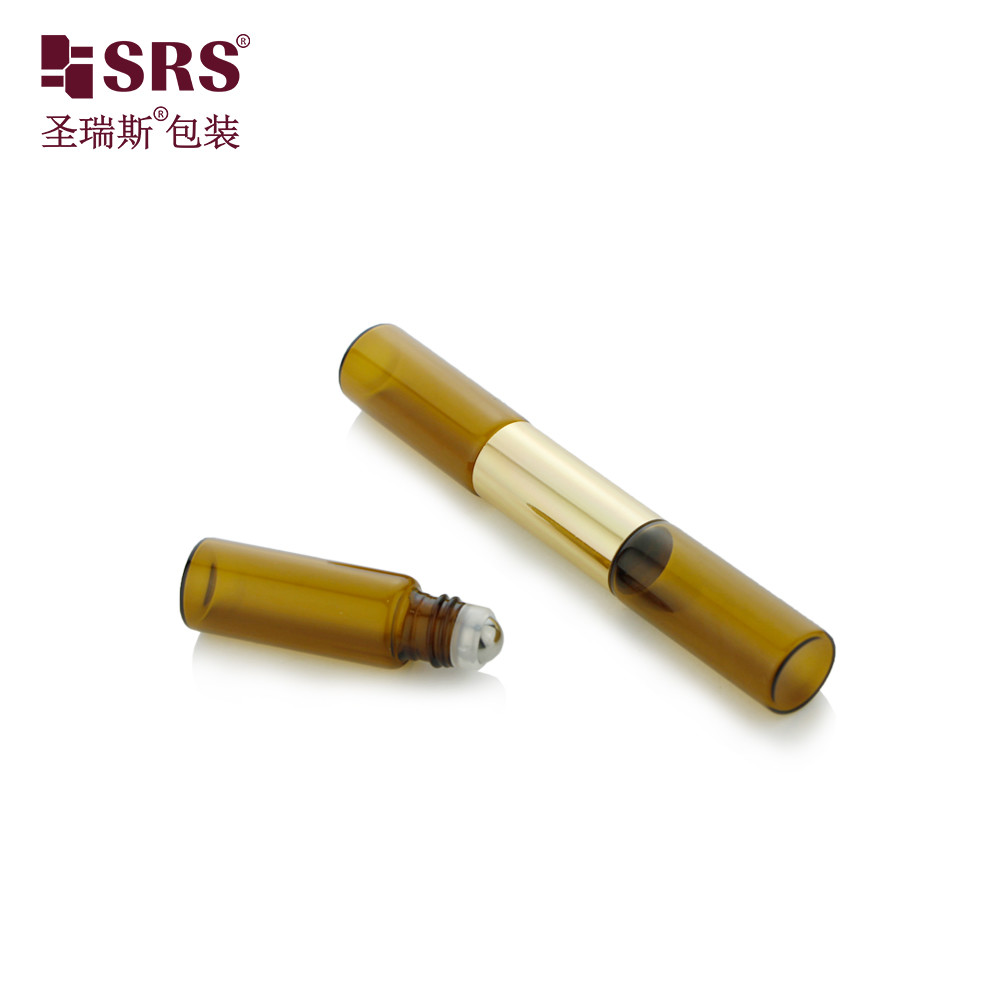 Quality SGB2 No Leakage Roll On Perfume Bottle Glass Portable Cosmetic Packaging for sale