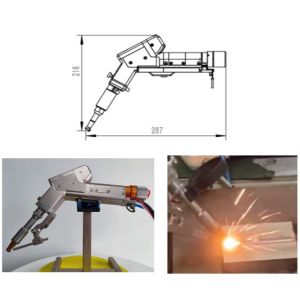 Quality Lightweight Handheld Single Motor Laser Welding Machine For Welding 4mm Aluminum for sale