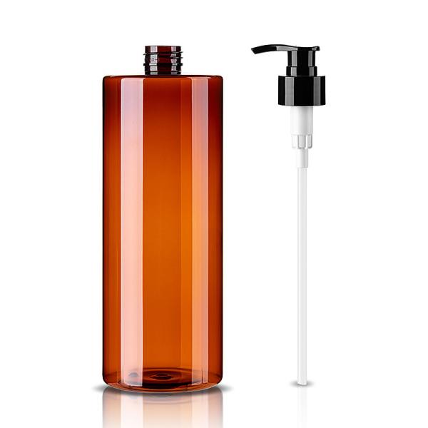 Quality Custom Logo Large Capacity Plastic Shampoo Bottles With Dispenser for sale
