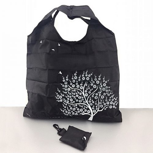 Quality Reusable Grocery Foldable Shopping Bag 190T Polyester Washable for sale