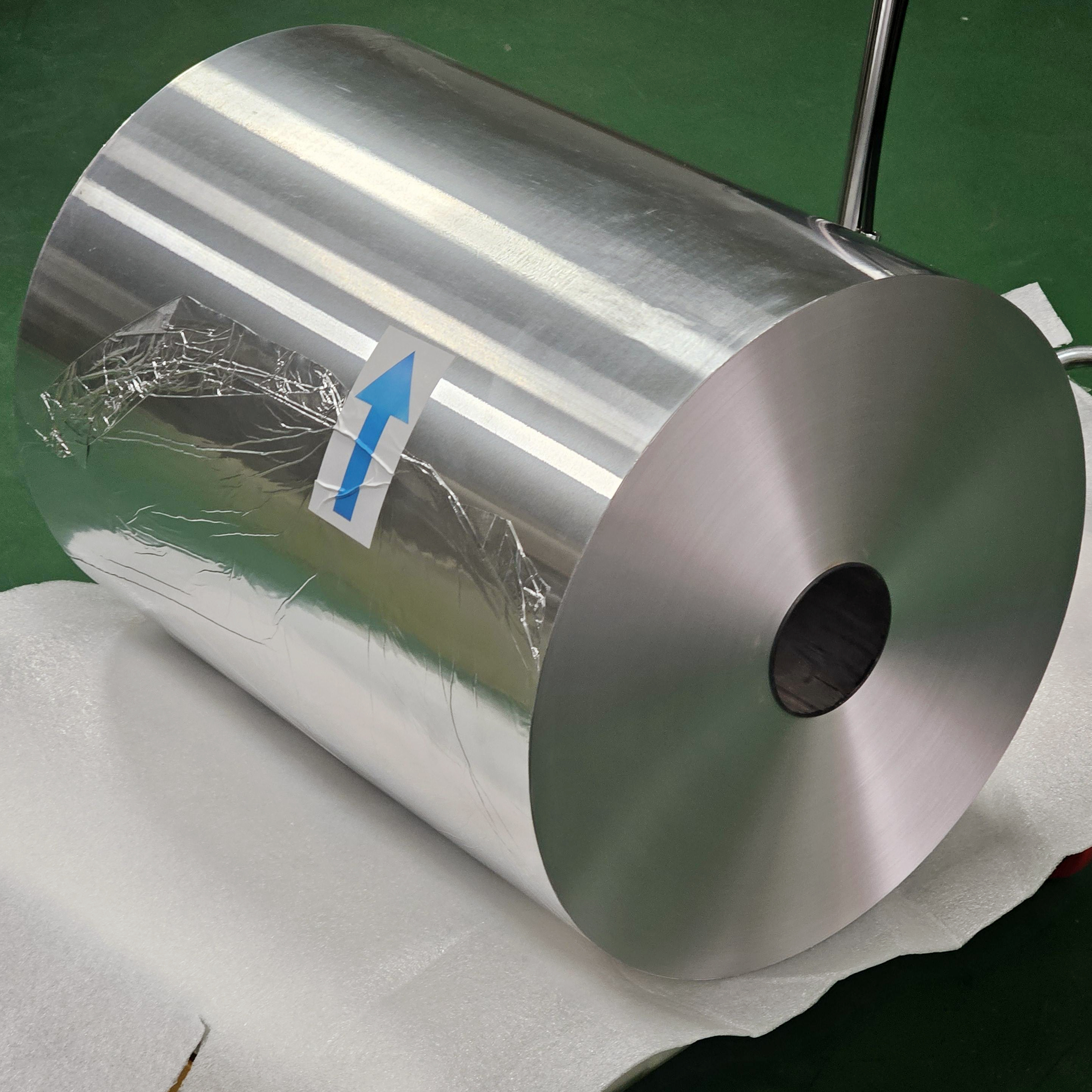 Quality 1050 3003 8011 Food Grade Aluminum Foil Jumbo Roll 500mm Medical Wrap Foil for sale