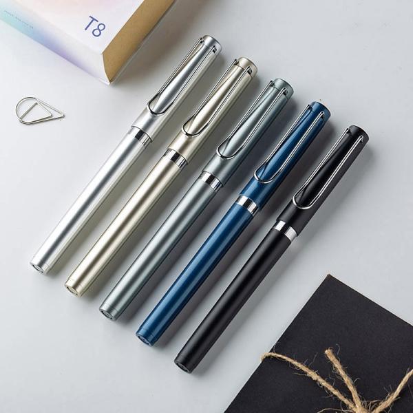 Quality Minimalist Creative Gel Ink Pen Large Capacity Ink Metallic Painted ABS Business Gel Pen for sale