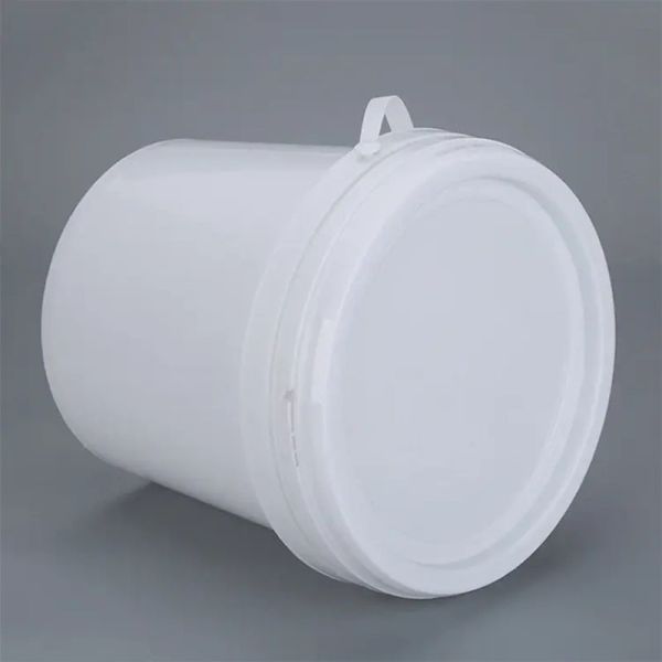 Quality Custom Printed Round Plastic Paint Buckets With Sturdy Handle for sale