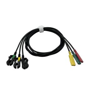 Quality IVY 3 LEAD RT Lead Wires 590484 For Model 3000 3150 2-pin Connector Black for sale