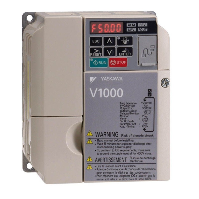 Yaskawa V1000 VFD Series Inverter Cimr-Vb2a0020baa 3.7kw/5.5kw Three-Phase 220V in Stock