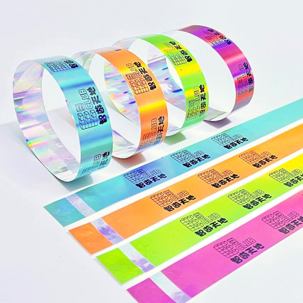 Quality Tearproof Colored Paper Wristbands for sale