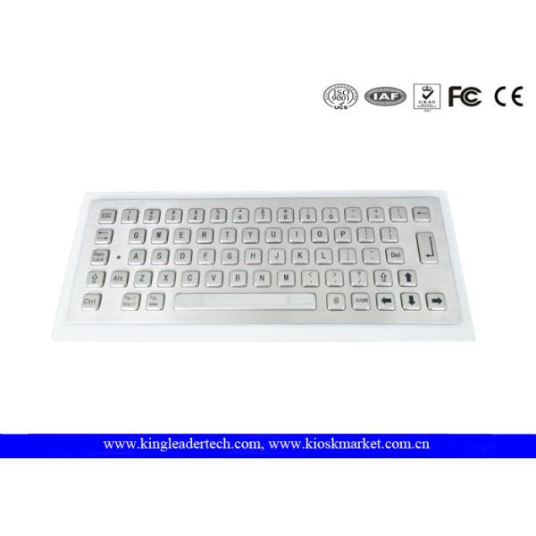 Quality 304 Stainless Steel Industrial Mini Keyboard High Vandal-Proof With 64Keys for sale