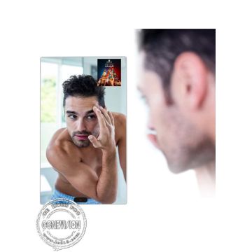 Quality Washroom Magic Mirror Digital Signage Advertising Screen LCD TV Screen Video for sale