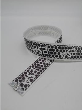 Quality 5# Closed-End Reflective Zipper White 3.1cm x 20cm for sale