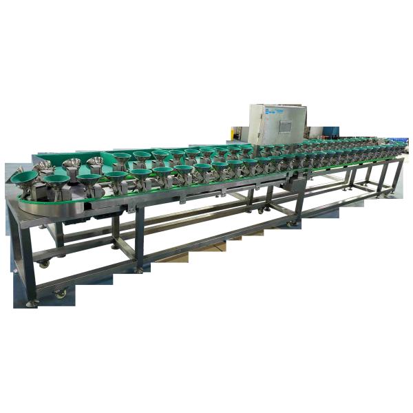 Quality Commercial Automatic Tray Fruit Sorting Machine with Rotary Conveyor for sale