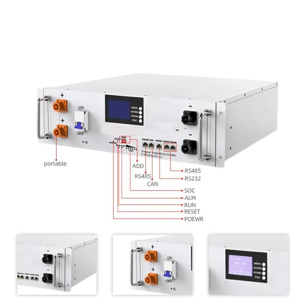 Quality Rack Mount Lifepo4 Battery Lithium Ion Battery Household Commercial for sale