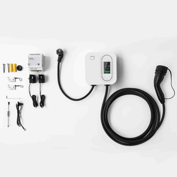 Quality 22kW three-phase fast charging Smart Home Wallbox CE certified Wall Mounted EV Charger IP65 Waterproof Support RFID/WiFi/Bluetooth Connection Available in White and Black for sale