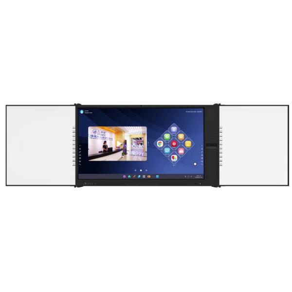 Quality Intelligent 2 Sided Black Green Whiteboard With 75 86 Inch Android Touch Panel for sale