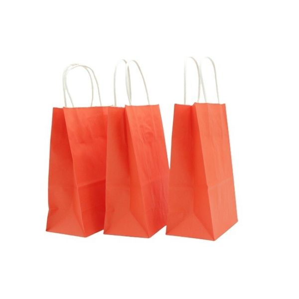 Quality Customized Different Colors Small Gift Paper Bag with Handles for Graduation and Gift Retail Shopping Bags for sale