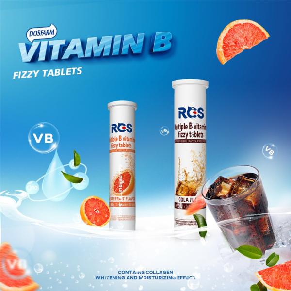 Quality Do's Farm Healthy Candy VB Tablets Cola Fizzy Tablet Colorful Packaging for sale