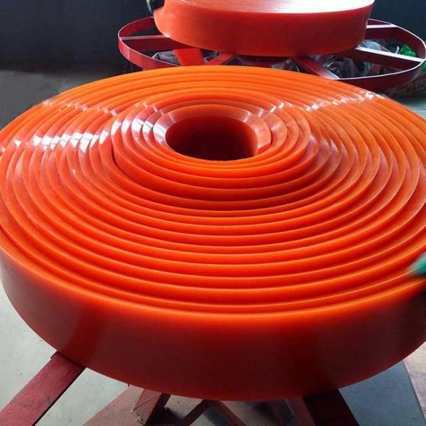Quality Polyurethane Skirt Rubber For Conveyor Mining Bulk Material Handling for sale