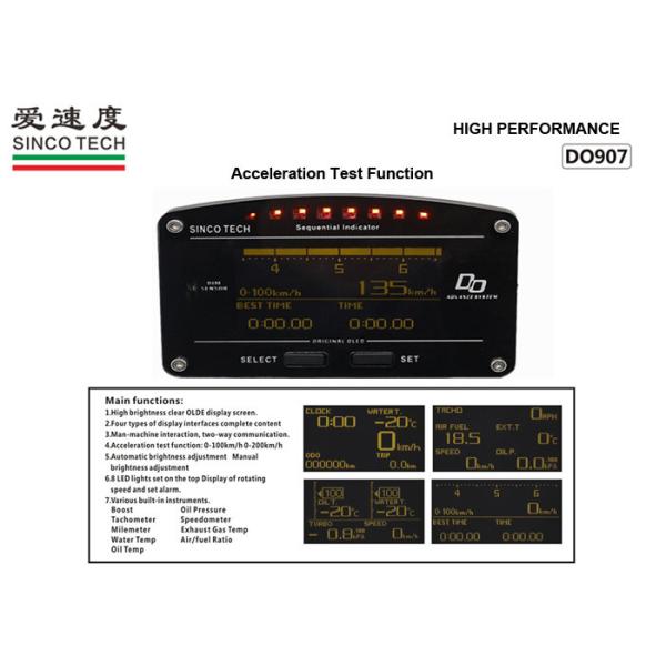 Quality 2.5 Inch Combination Race Car Digital Dashboard Gauges OLED Display for sale