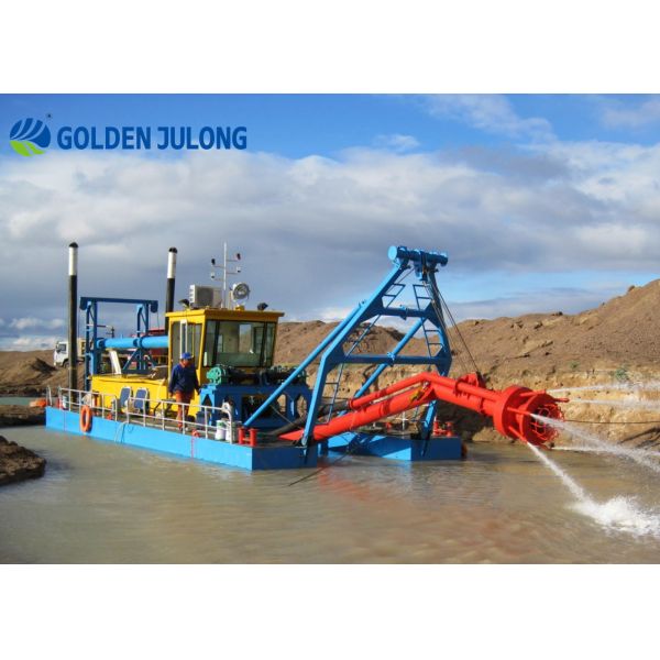 Quality 224 Kw Jet Suction Dredger Sand JULONG Brand 500m3/Hr Suction Dredging Equipment for sale