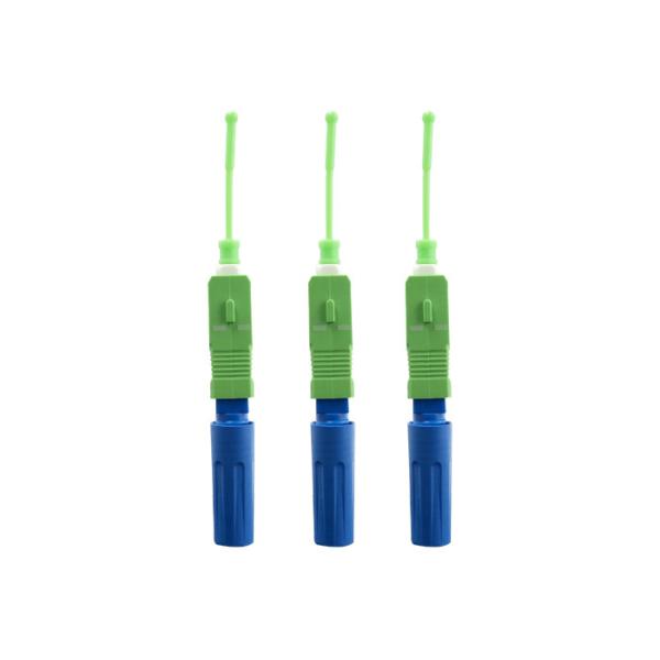 Quality SC APC 0.3dB FTTX SiO2 Fiber Optic Quick Connector for sale