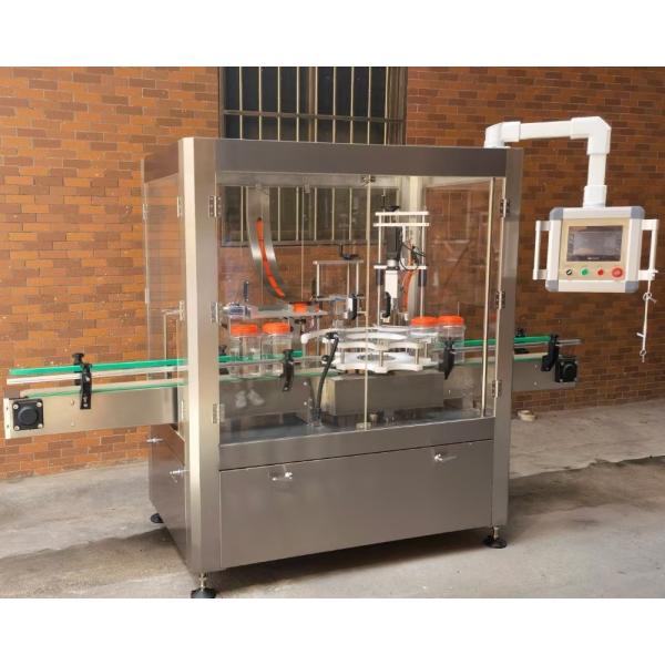 Quality Sauce Glass Jar Twist Off Vacuum Capping Machine Rotary Filling And Capping Machine for sale