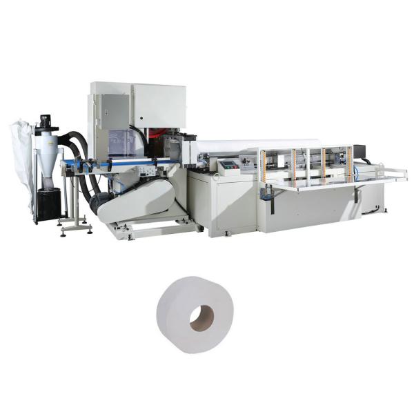 Quality Fully automatic efficient big toilet paper roll kitchen towel roll maxi paper roll cutting machine for sale