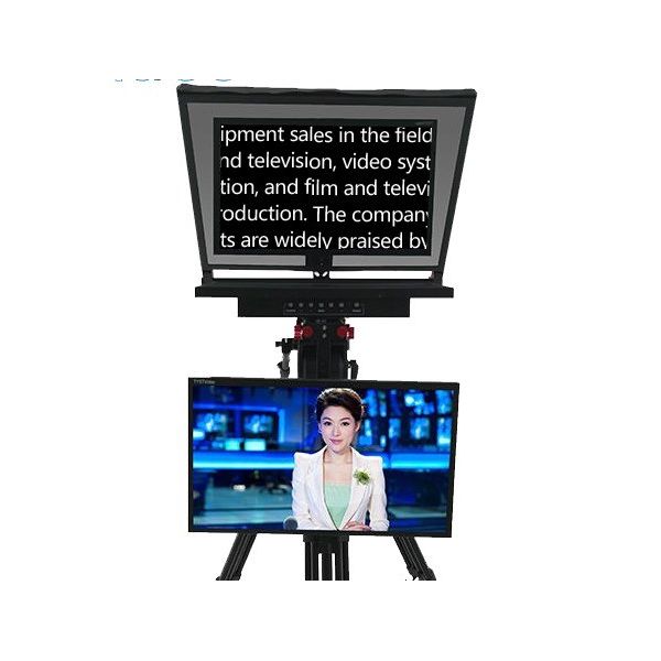 Quality TYSTVideo Radio Broadcast Equipment Teleprompter with 24 inch Monitor Perfect Match for sale
