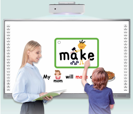 Quality 86 Inches Interactive Touch Screen Whiteboard with Mac Compatibility and 5000 1 Contrast for sale