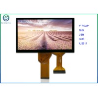 Quality Projected Capacitive 7 Inch PCAP Touch Screen Display 16:9 ILI2511 Controller for sale