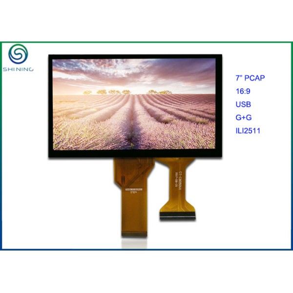 Quality Projected Capacitive 7 Inch PCAP Touch Screen Display 16:9 ILI2511 Controller for sale