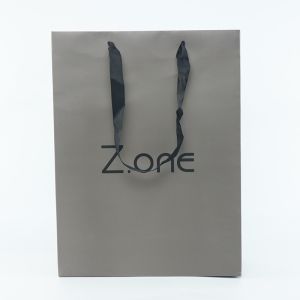 Quality Carrier Art Kraft Coated Paper Shopping Bag For Clothes Apparel Gift for sale
