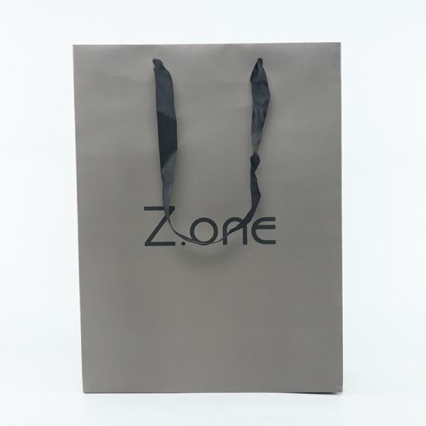 Quality Carrier Art Kraft Coated Paper Shopping Bag For Clothes Apparel Gift for sale