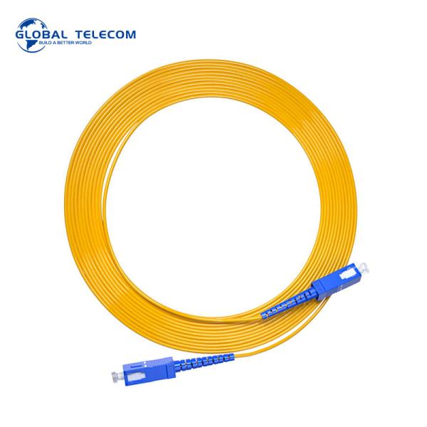 Quality single mode simplex Patch Cord SC UPC 1m 2m 3m G652D G657A for sale