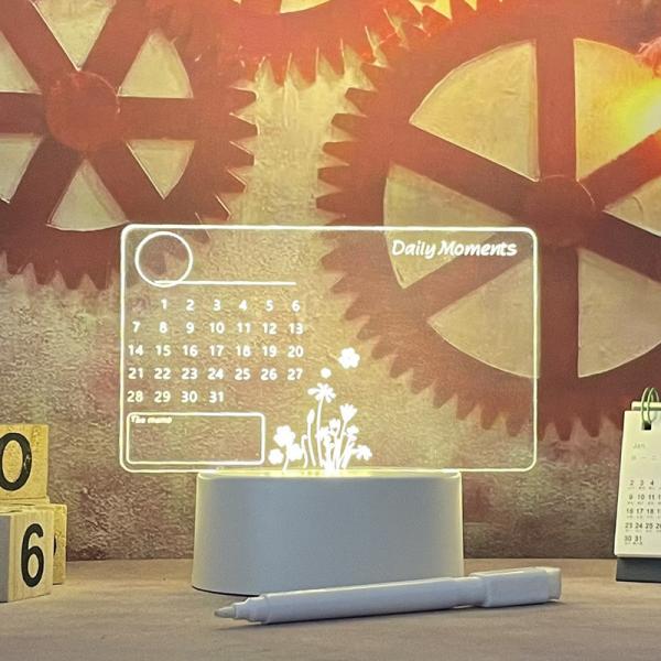 Quality 4W 5V Note Board Lamp USB LED Night Light For Kids Gift for sale