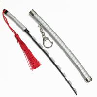 Quality Demon Slayer Hashibira Inosuke Zinc Alloy Katana Sword Anime Cosplay for sale