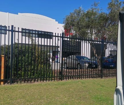 Quality Metal Fence Tubular Pool Fencing 7ft Height Black Steel Fence for sale